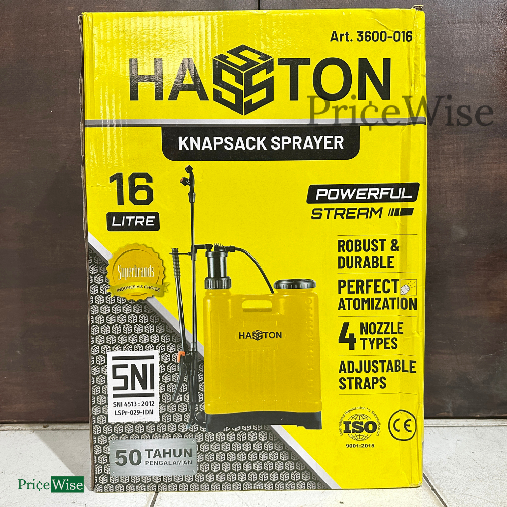 Jual Knapsack Sprayer 16L Hasston 3600-016 / Semprotan Hama Tanaman ...
