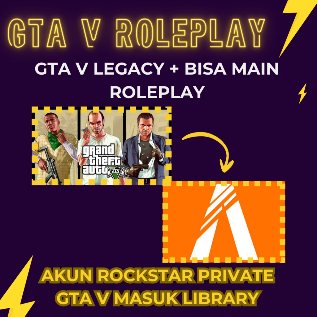 Jual Grand Theft Auto V Roleplay Five M PC Original / GTAV RP / Main ...