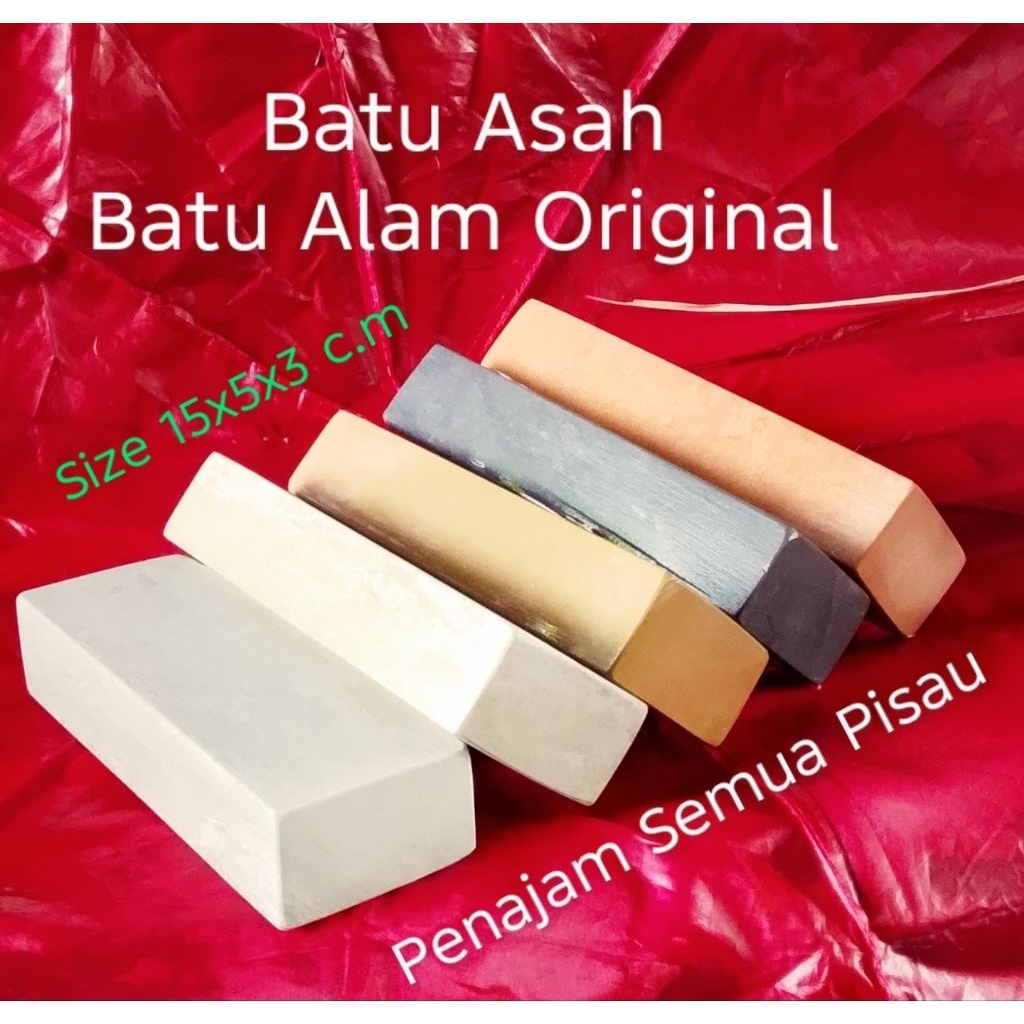 Jual PENGASAH PISAU ASLI BATU ALAM SIZE 15 x5 x 3cm | Shopee Indonesia
