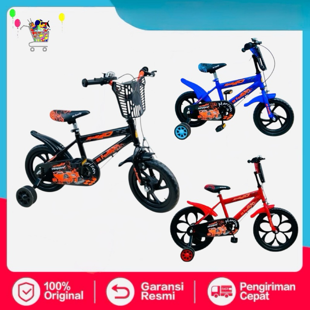 Jual Sepeda Roda empat mini BMX anak cowo ban busa anti bocor sepeda ...