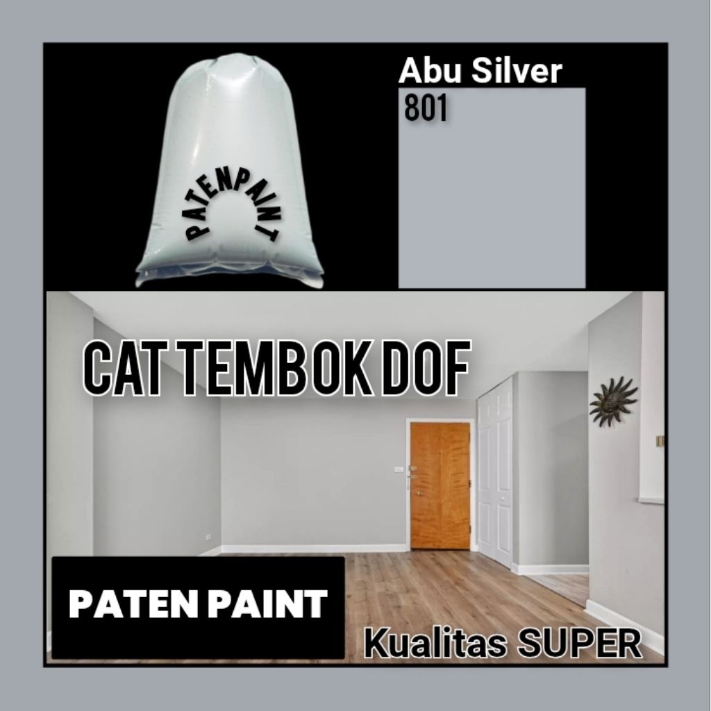 Jual cat tembok warna abu silver cat tembok abu abu cat tembok 1 kg cat ...