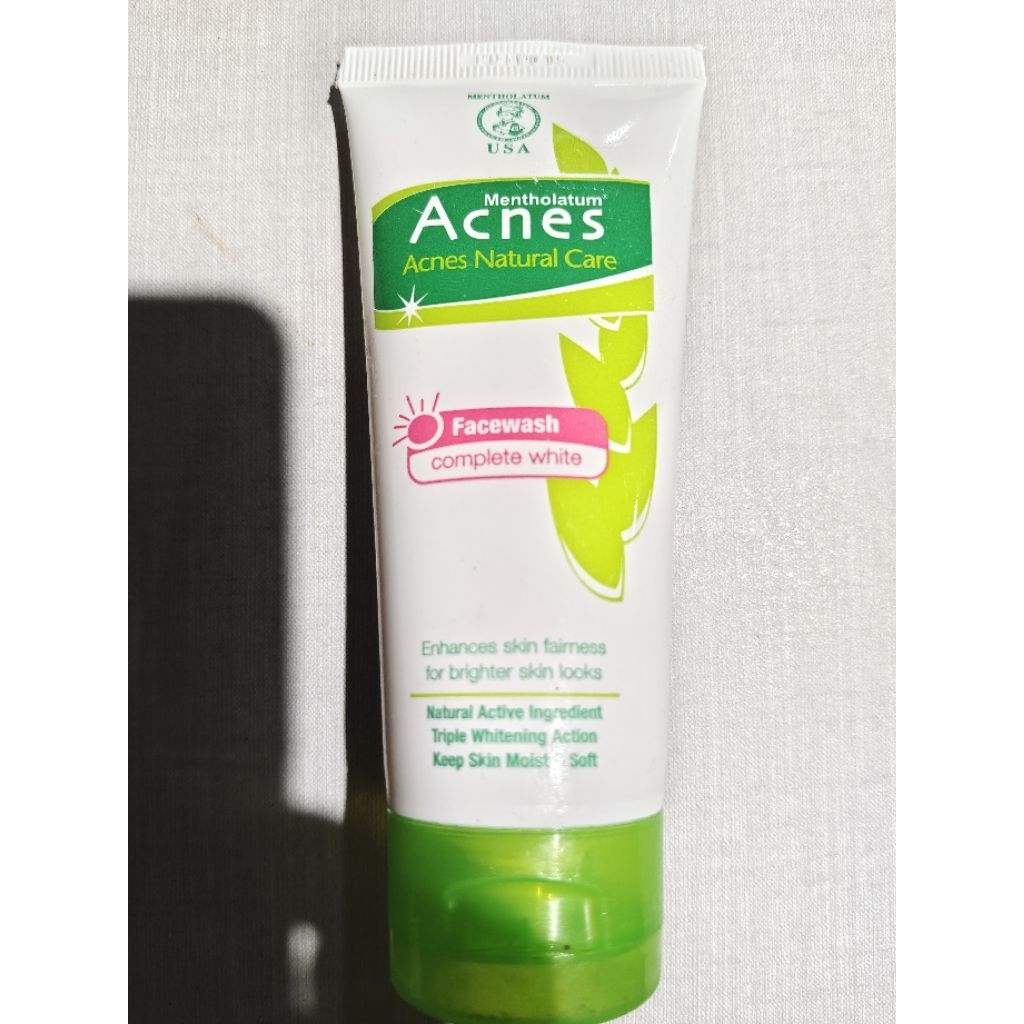 Jual Acnes natural care oil control facewash50g | Shopee Indonesia