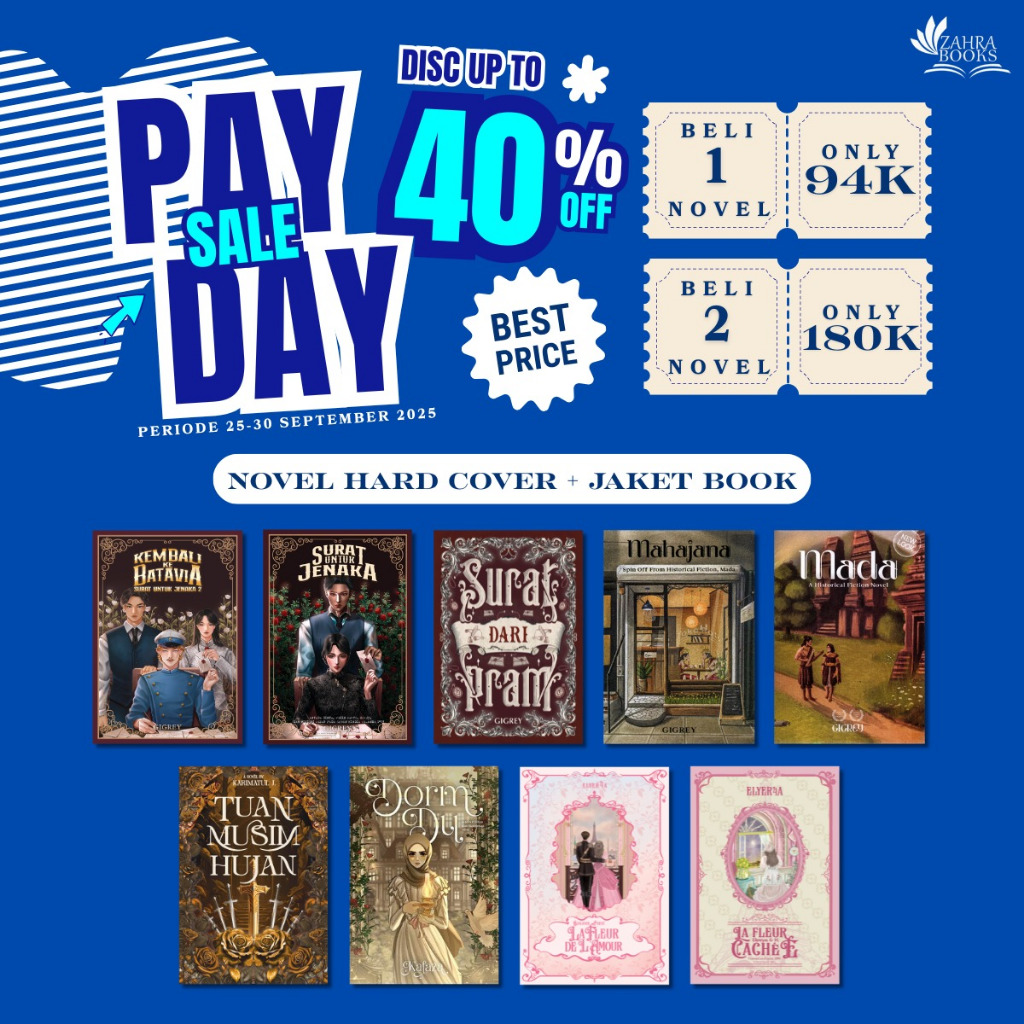 Jual PAYDAY SALE Novel Hardcover (mada, surat untuk jenaka,dorm du,tuan ...