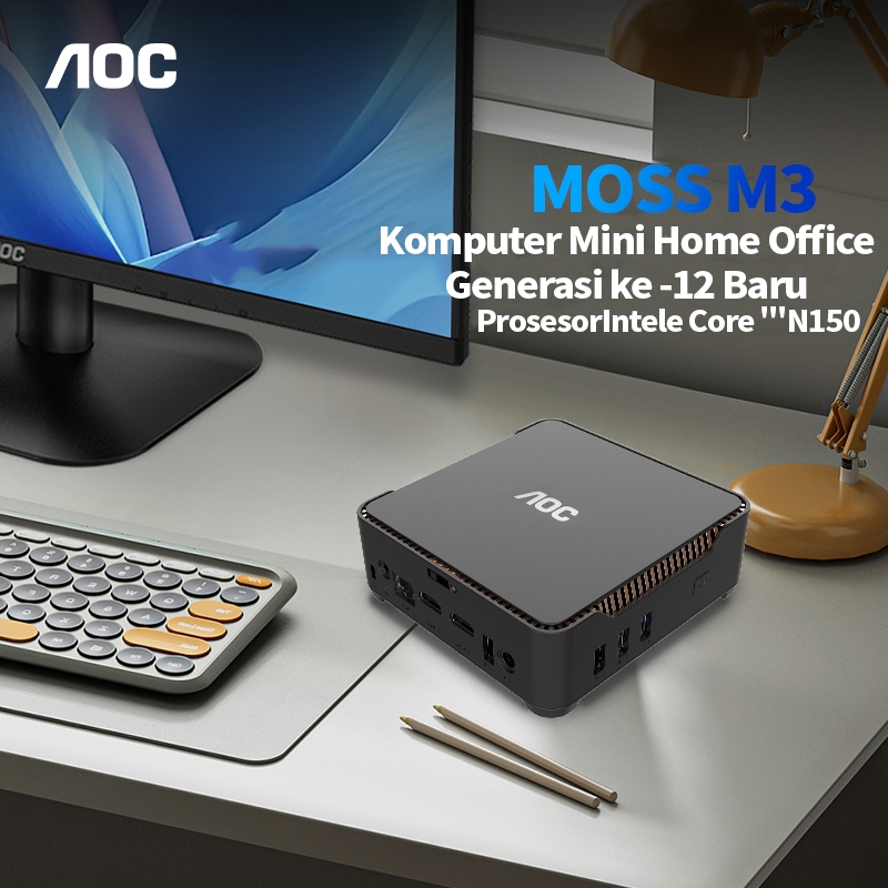 Jual Molong PC N150 gaming full set itx mini komputer desktop kantor ...