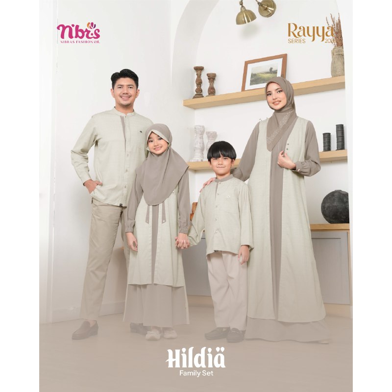 Jual SERAGAM COUPLE LEBARAN KELUARGA 2026 DIARAYYAKKU HILDIA KHAKI BY ...
