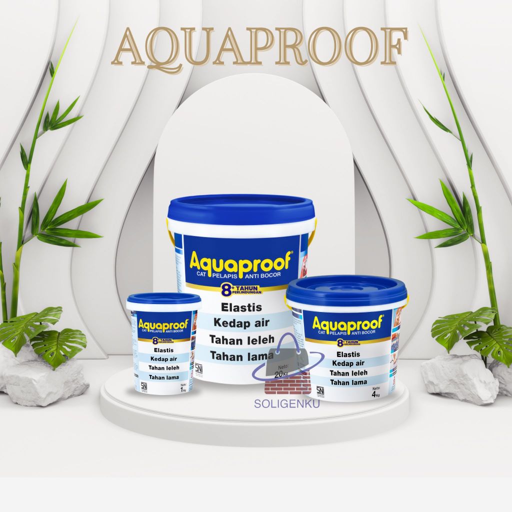 Jual Cat Aquaproof Pail / 20 kg Cat Pelapis anti Bocor Aqua proof KARGO | Aquaproof Pelapis Anti ...