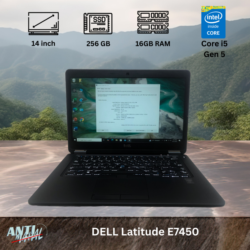 Jual Dell Latitude E7450 | 14inch | Core i5 gen5 | 16/256GB | minus ...