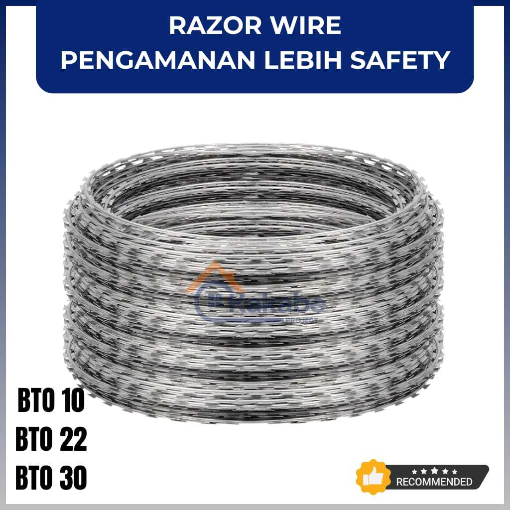 Jual RAZOR WIRE / KAWAT SILET | PENGAMAN PAGAR & TEMBOK ANTI MALING ...