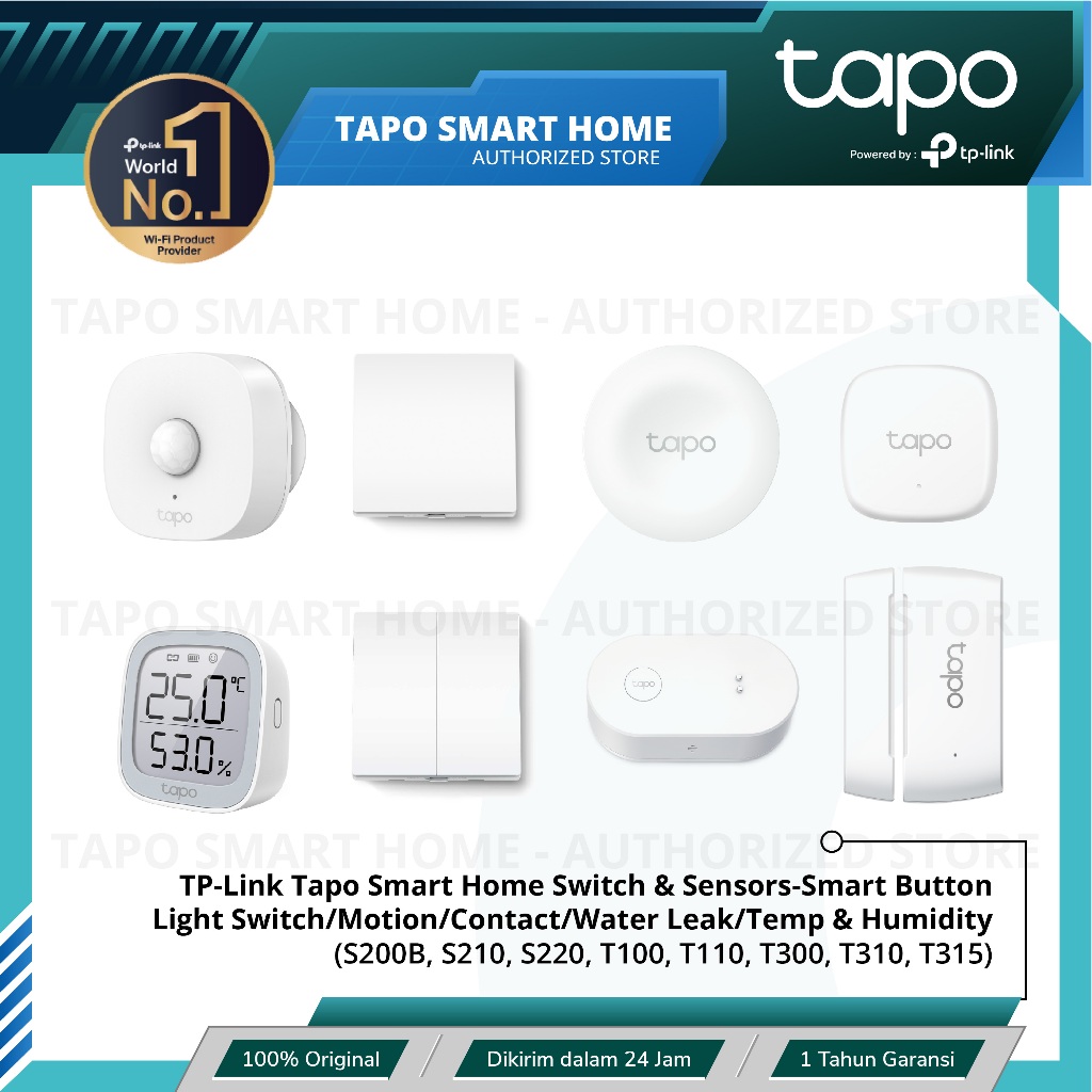 Jual TP-Link Tapo Smart Home Switch & Sensors – Smart Button / Light ...