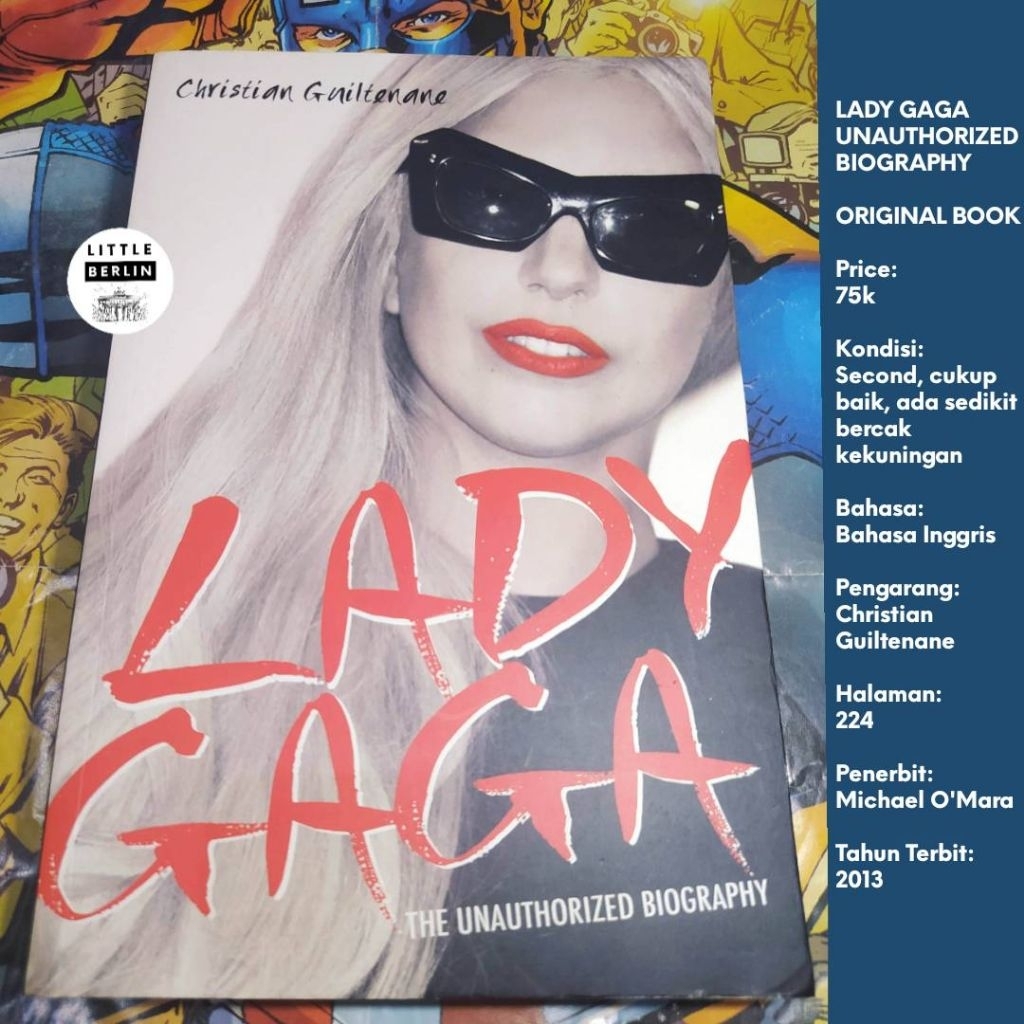 Jual ORIGINAL Buku LADY GAGA Unofficial Biography Preloved Biografi ...