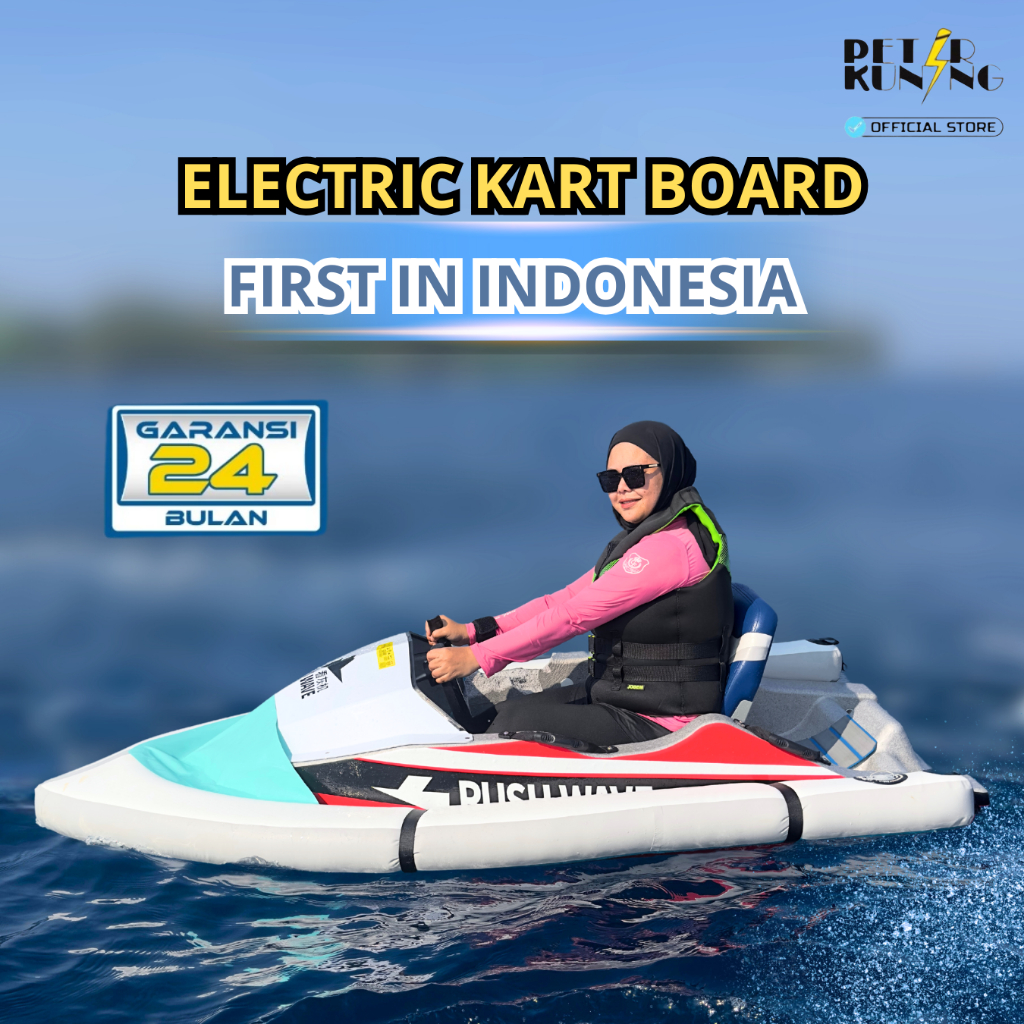Jual Electric Kart Boat - Jetski Mini Listrik IKAME / Mini Jet Board / Rush Wafe | Shopee Indonesia