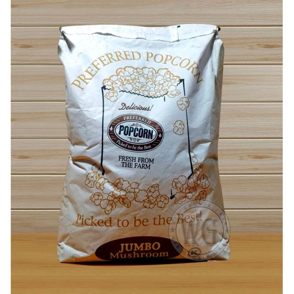 Jual Prefereed Popcorn Jumbo Mushroom 1Sak (22.6Kg) | Shopee Indonesia