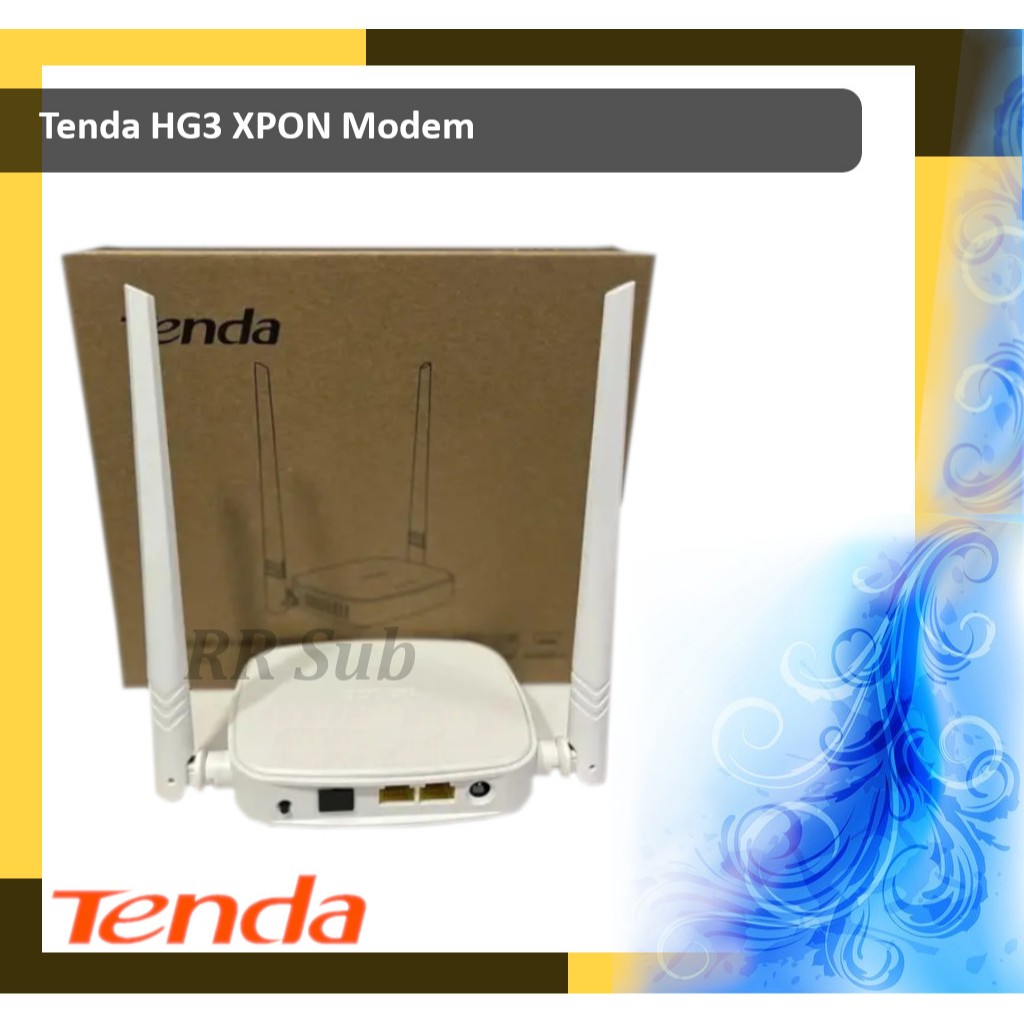 Jual Tenda HG3 xPON Wireless N 300Mbps Modem Router ONT 2.4Ghz | Shopee Indonesia