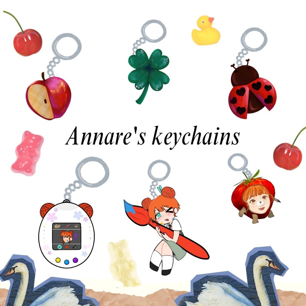 Jual Annare's keychains | 2000s, cute, aesthetic, kitschy, gen z, Y2K ...