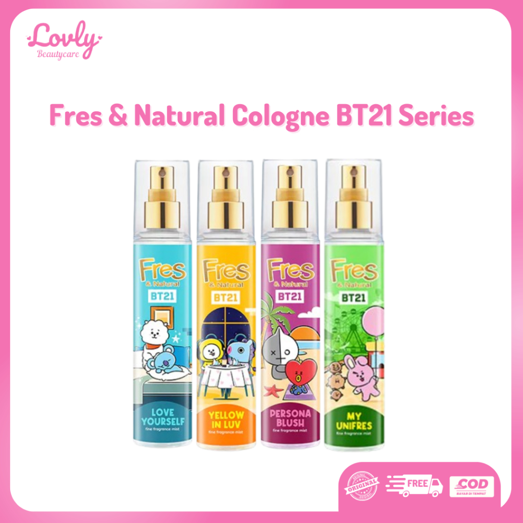 Jual Fres & Natural Spray Cologne BT21 Collection | Shopee Indonesia