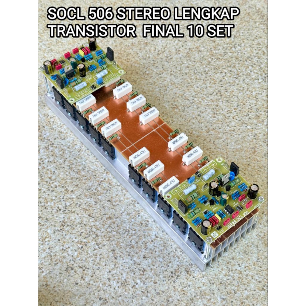 Jual SOCL 506 stereo FIBER lengkap 10 set final toshiba siap pakai ...