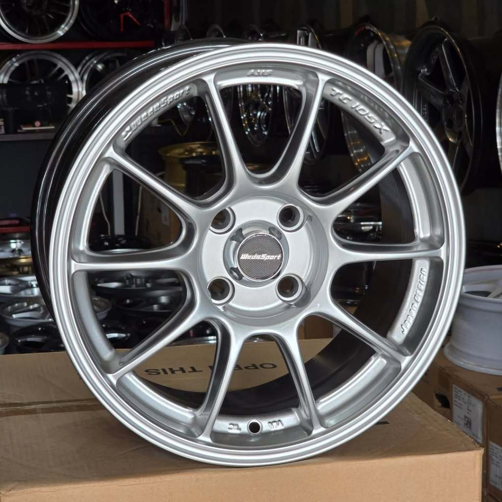 Jual velg mobil ring 15 pcd 4x100 WEDSSPORT TC105X FLOW FORMING LEBAR 7 ...