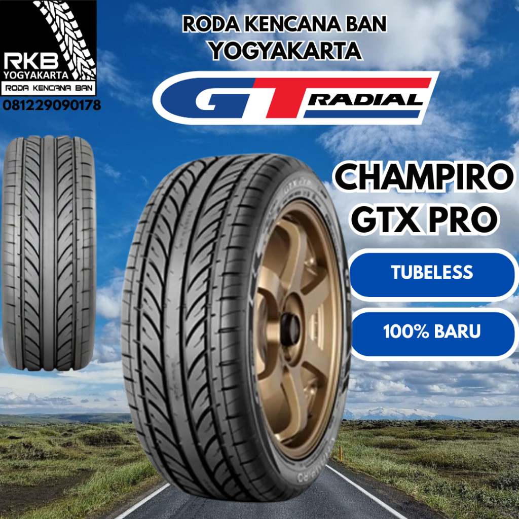 Jual BAN MOBIL RING 16 - GT Radial GTX Pro ukuran 205/60 R16 Ban Mobil ...