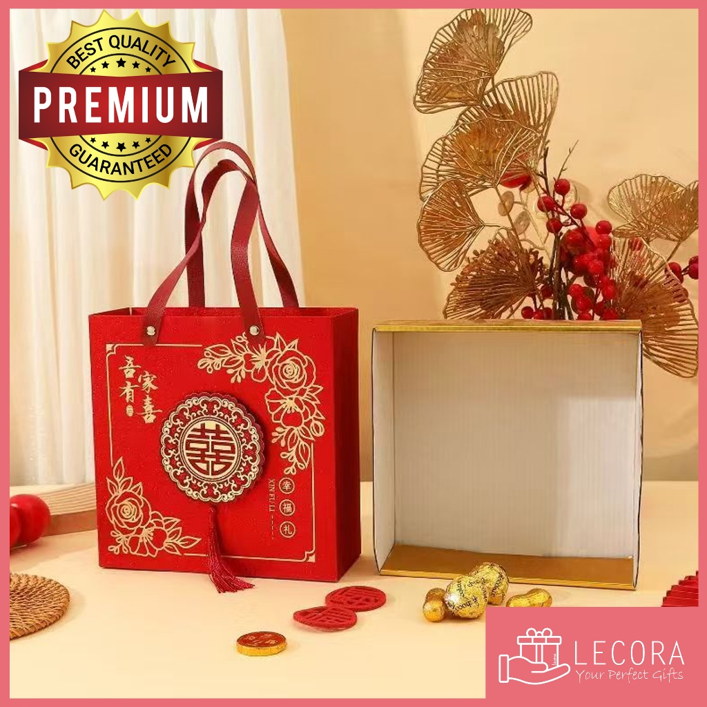 Jual [ BOX BESAR ] LECORA Kotak Handuk / Permen / Chinese wedding ...