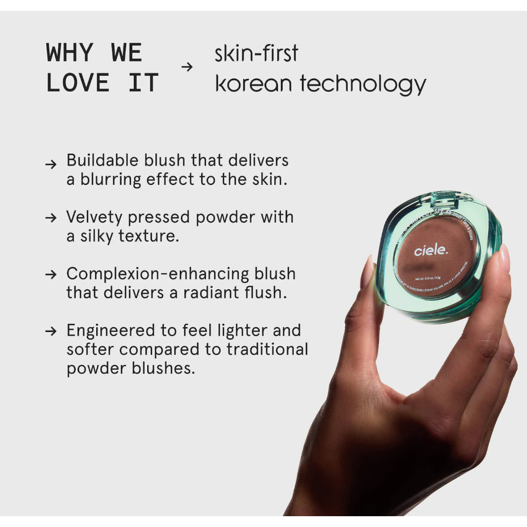 Jual CIELE Cosmetics Flush & Protect SPF45+ Powder Blush | Shopee Indonesia