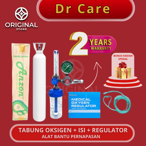 Jual TABUNG OKSIGEN 1M3 KOMPLIT TROLLY + REGULATOR OKSIGEN LENGKAP | Shopee Indonesia