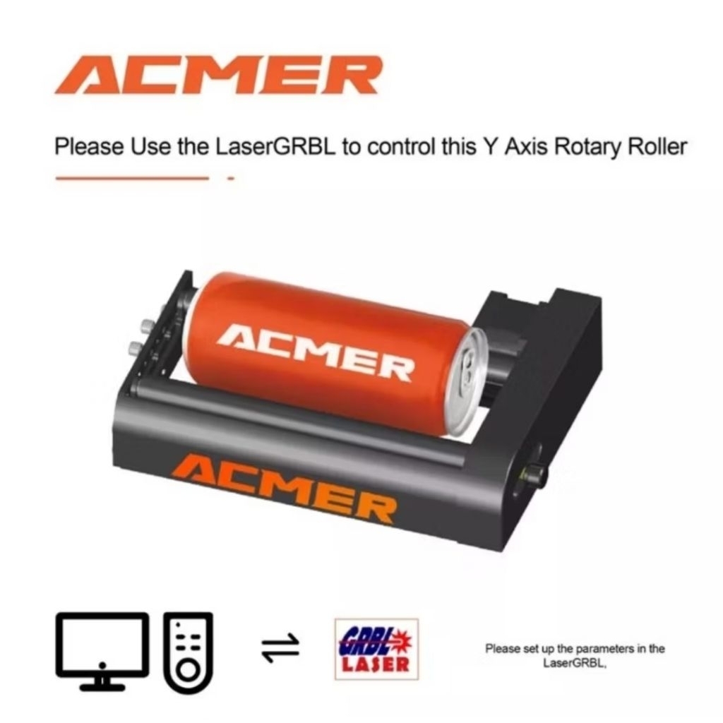 Jual Rotary Roller Laser Diode Co2 Cnc Grbl Axis Y X Sumbu Putar Ukir ...