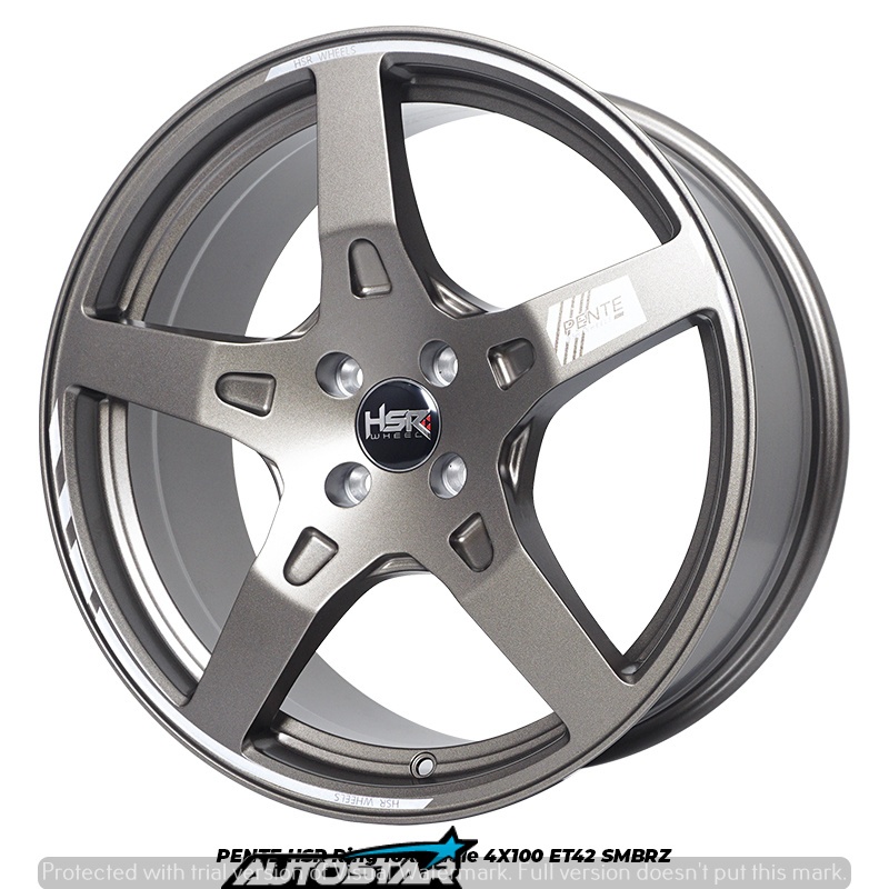 Jual VELG MOBIL RACING HSR PENTE R18 PCD 4X100 BRONZE PAS BUAT MOBIL ...