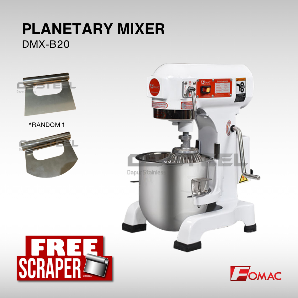 Jual Planetary Mixer DMX-B20 FOMAC / Mixer Fomac 20 Liter DMX B20 ...