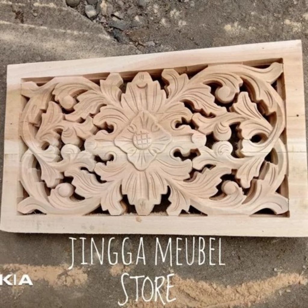 Jual ornamen ukir ukiran kayu Loster kusen pintu Boven Lisplang angin ...