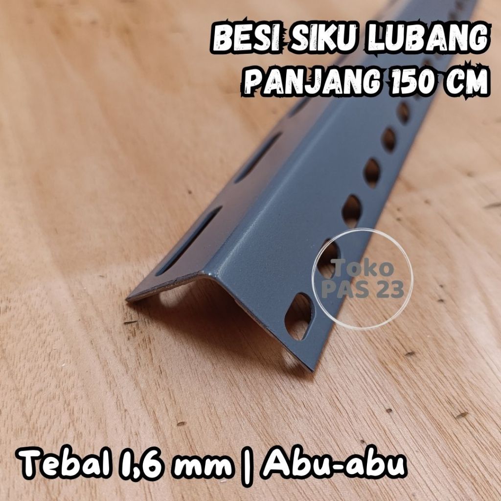 Jual Besi Siku Lubang Tebal 1.6mm Panjang 150cm | Siku Ukuran 150 cm ...