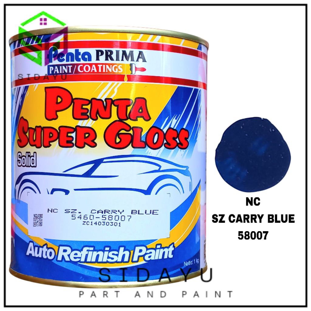 Jual Cat NC Duco Penta Super Gloss Suzuki Carry Blue 58007 1KG | Shopee ...