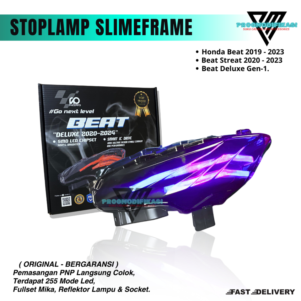 Jual Stoplamp lazy RGB android/IOS Beat Deluxe Streat LAZY RUNNING RGB ...