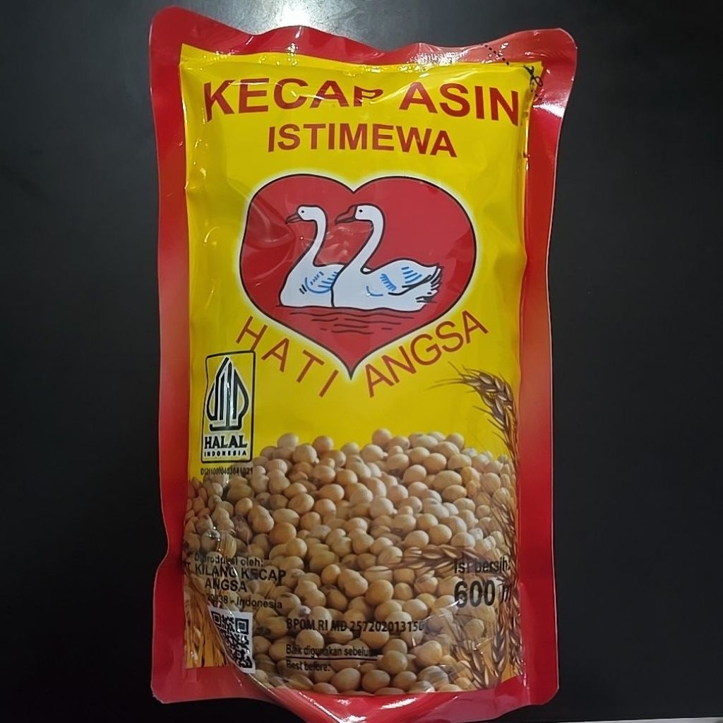 Jual Kecap Asin Hati ANGSA (600 Ml) BOTOL KACA | Shopee Indonesia