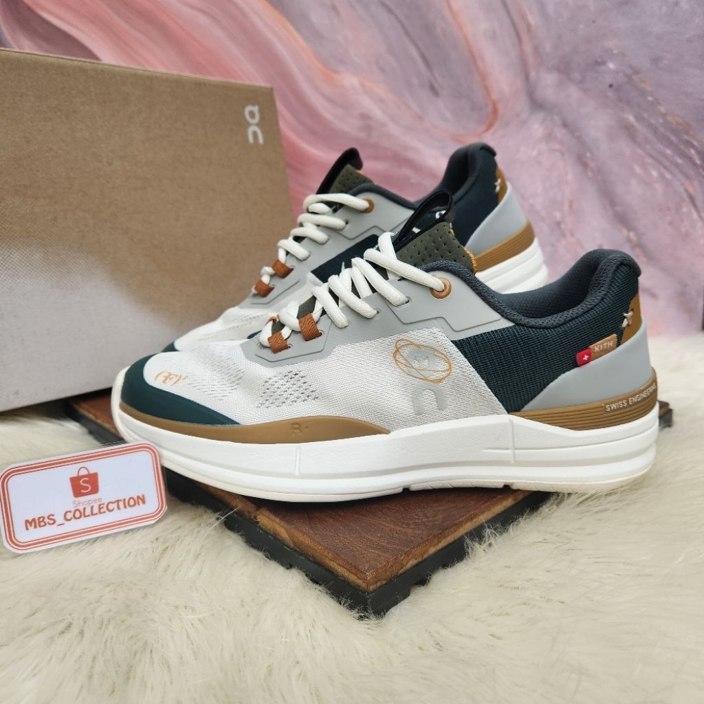 Jual SEPATU TENNIS ON CLOUD THE ROGER CLAY PRO x KITH WHITE BIEGE INK ...