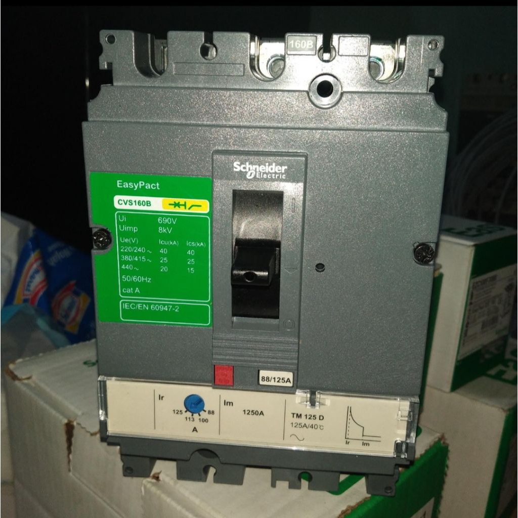 Jual MCCB LV516302 CVS 125A 3P SCHNEIDER | Shopee Indonesia