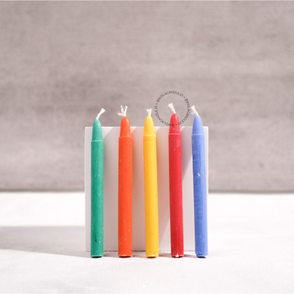Jual [PACK] LILIN NATAL WARNA WARNI (30 BATANG) | Shopee Indonesia