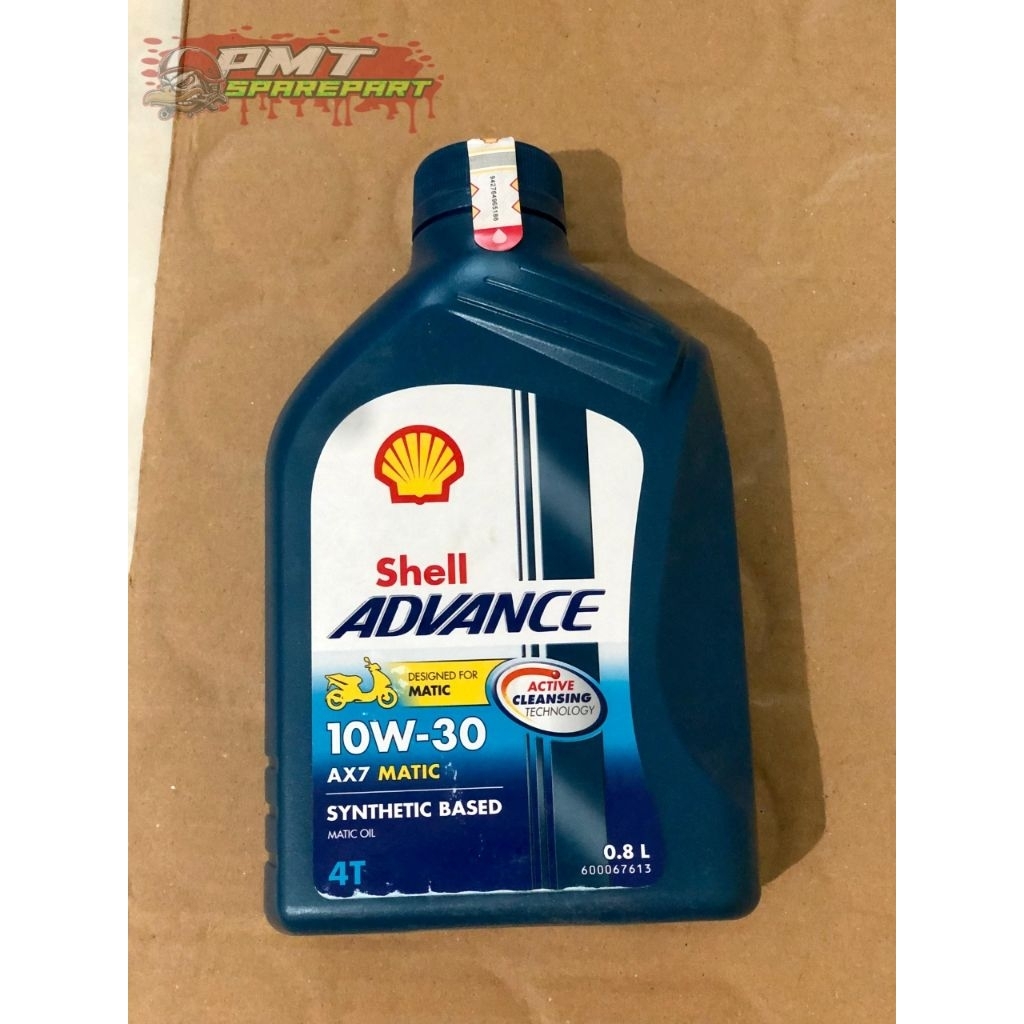 Jual Oli Mesin SHELL ADVANCE AX7 Matic 10W30 800ML. 1000% Original ...