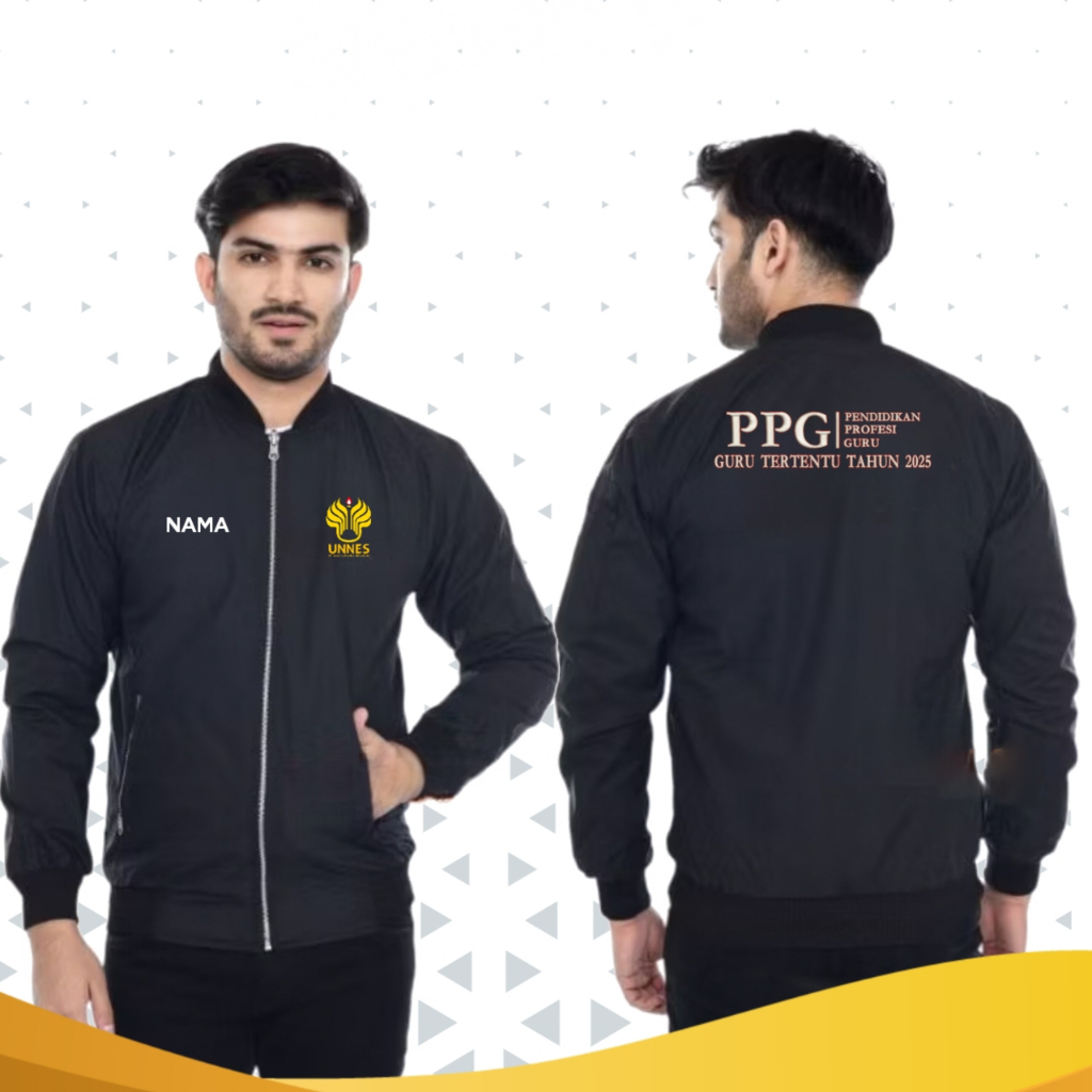 Jual Jaket Ppg Universitas Negeri Semarang Bordir Jaket PPG UNNES ...