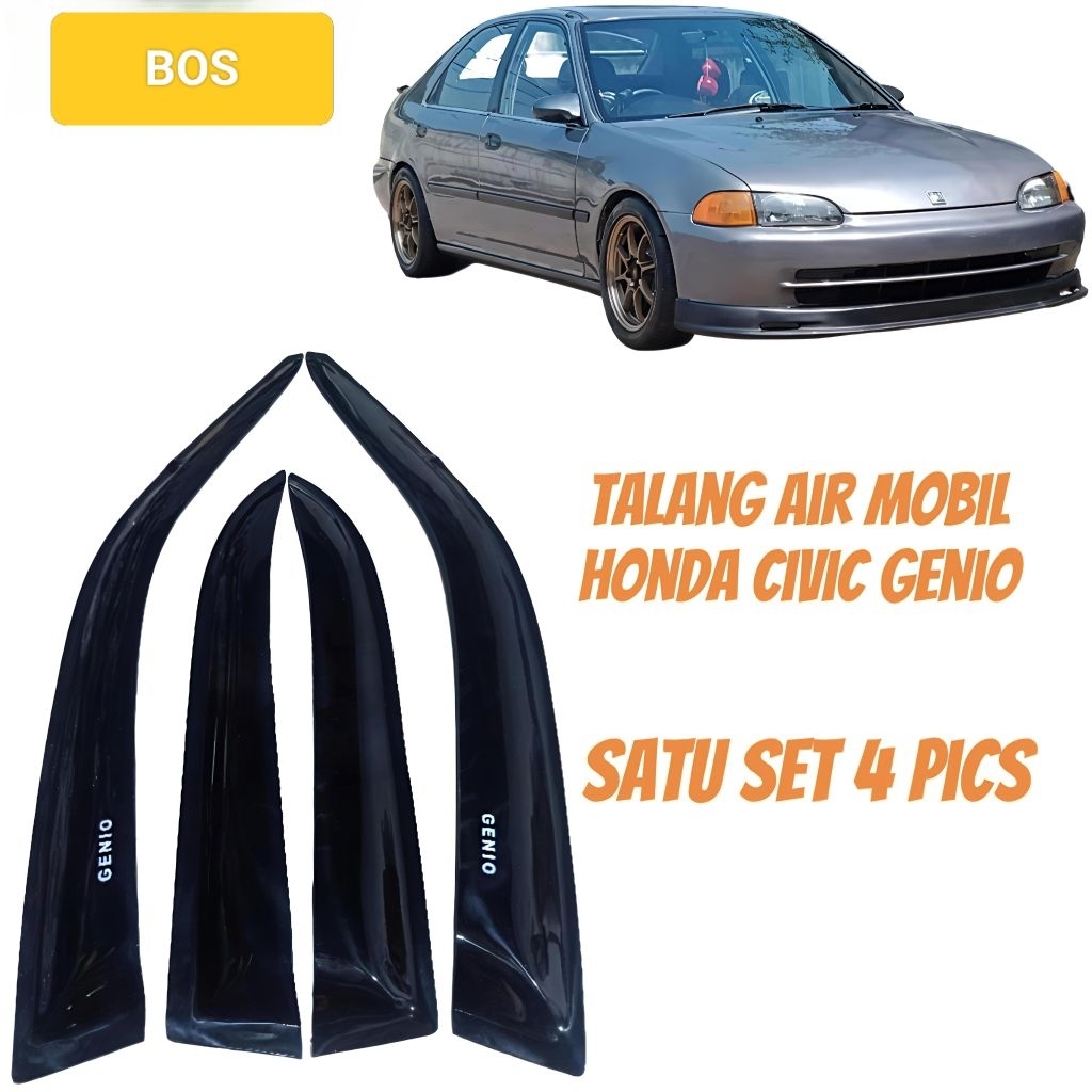 Jual talang air mobil Honda Civic Genio model slim standar | Shopee ...