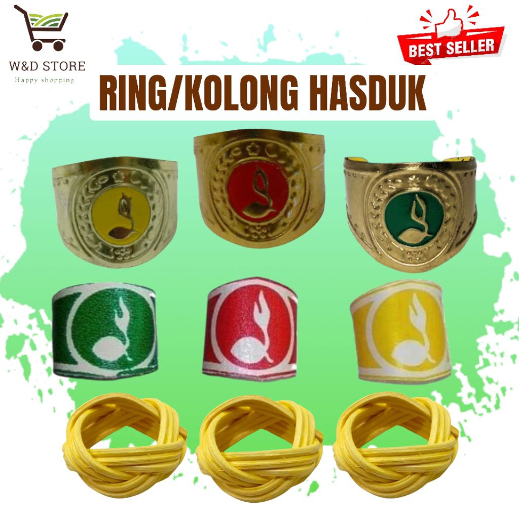Jual Ring Kacu Rotan l Ring Hasduk Pramuka Warna Merah , Kuning , Hijau ...