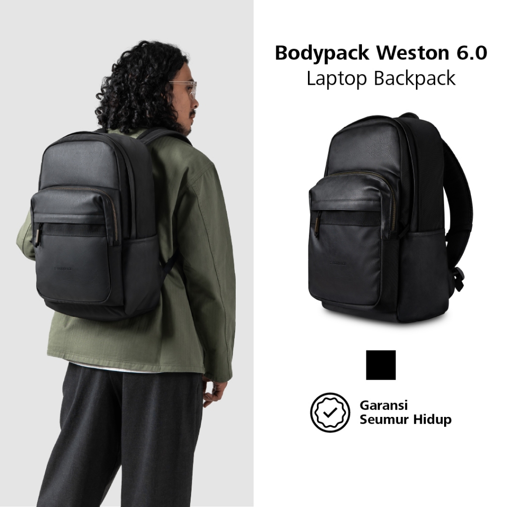 Jual Bodypack Weston 6.0 Laptop Backpack 14 Inch Tas Ransel Kerja ...