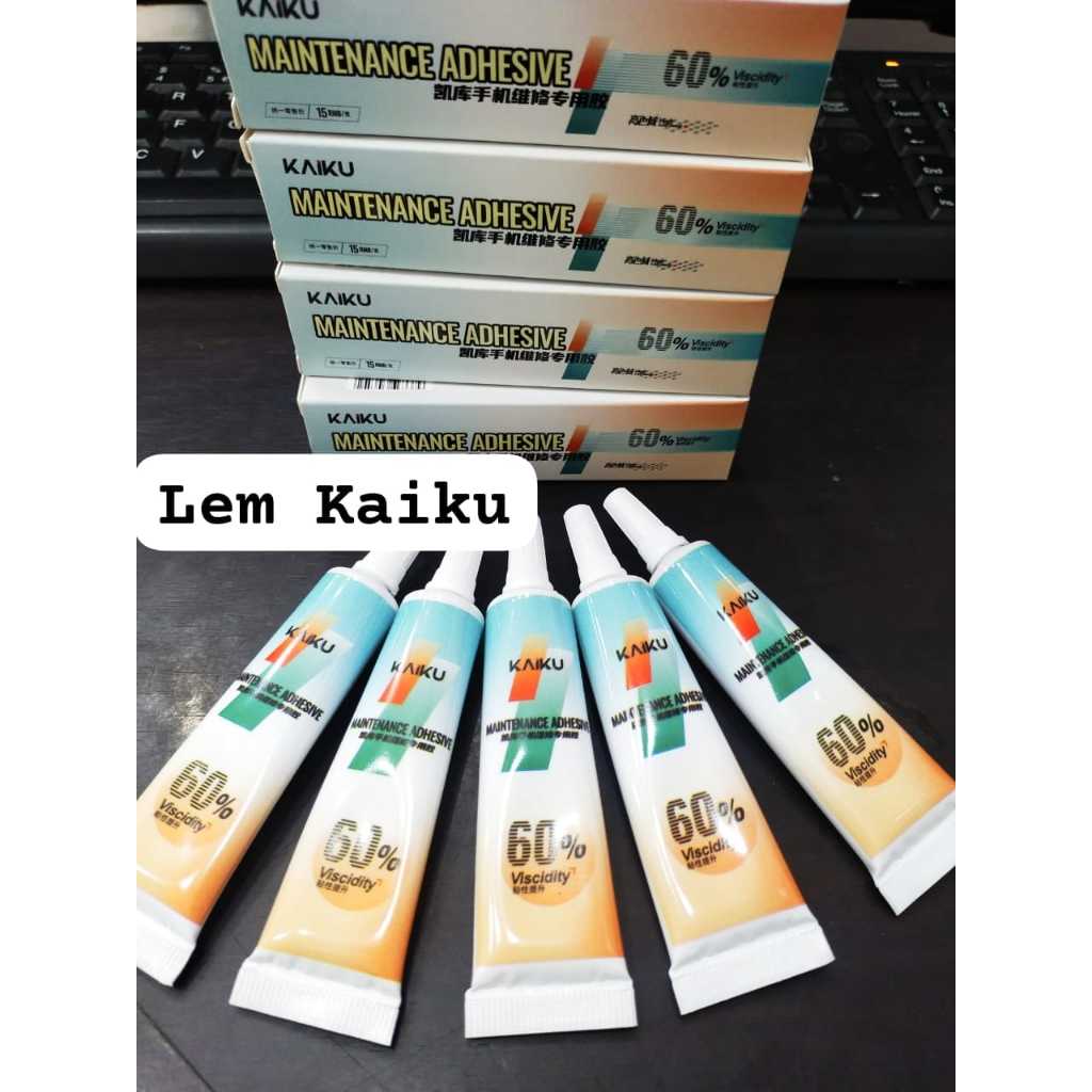 Jual LEM KAIKU LCD TOUCHSCREEN / BACKDOOR/COVER BATTERY 15ML | Shopee ...