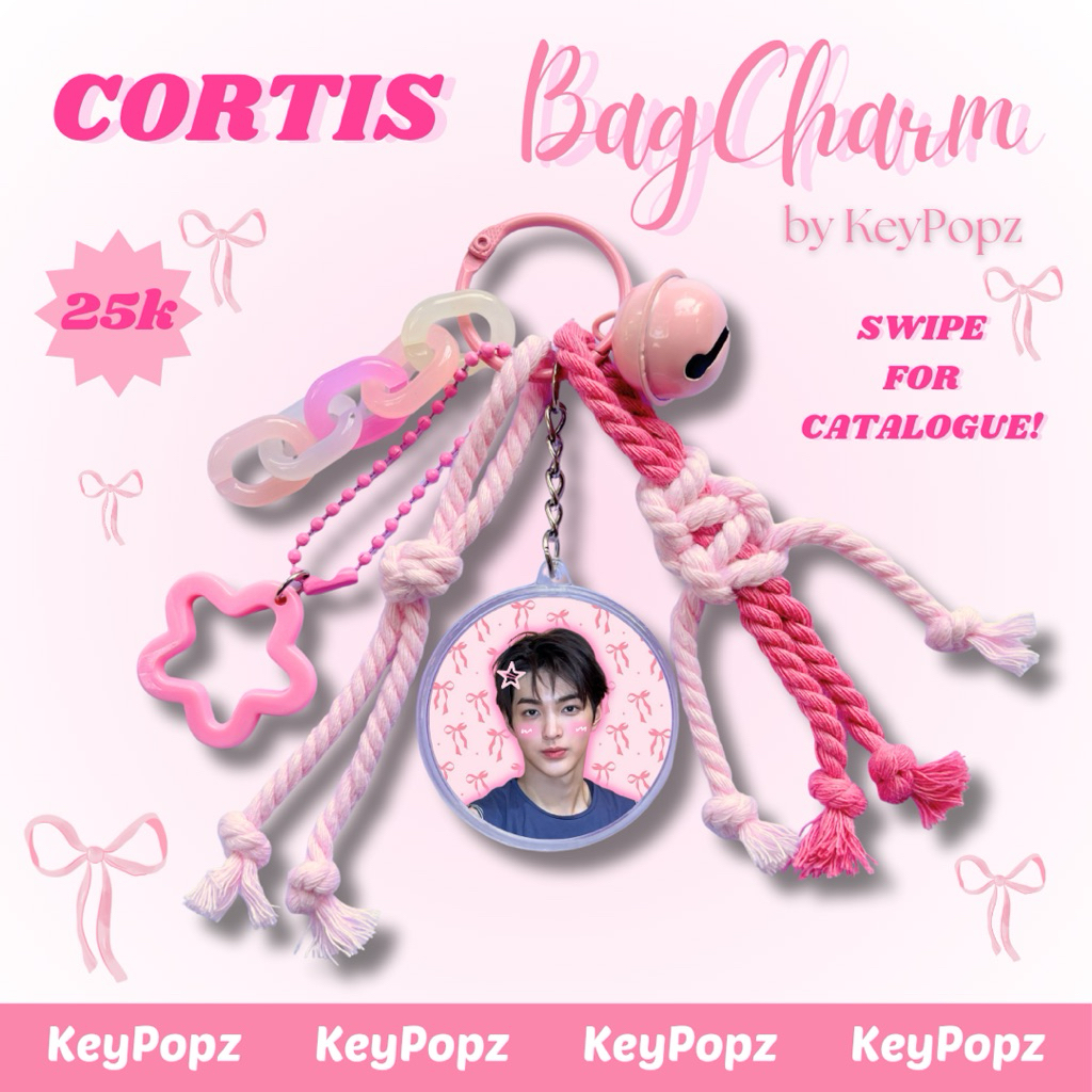 Jual [COD] CORTIS Bagcharm Keychain Keyring Gantungan Kunci Ganci KPOP ...