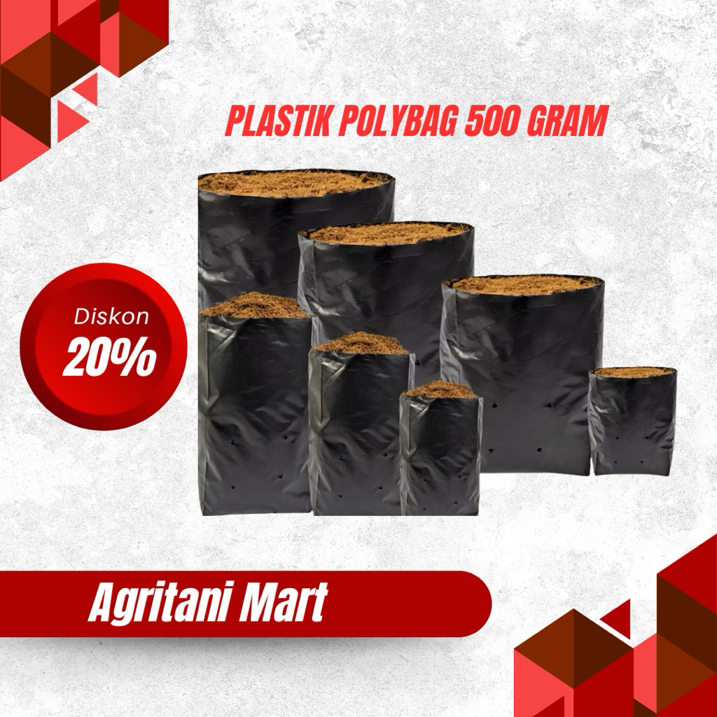 Jual Polybag Tanaman 500 Gram Tebal Kuat Awet Ulet Tahan Lama - Polibag ...