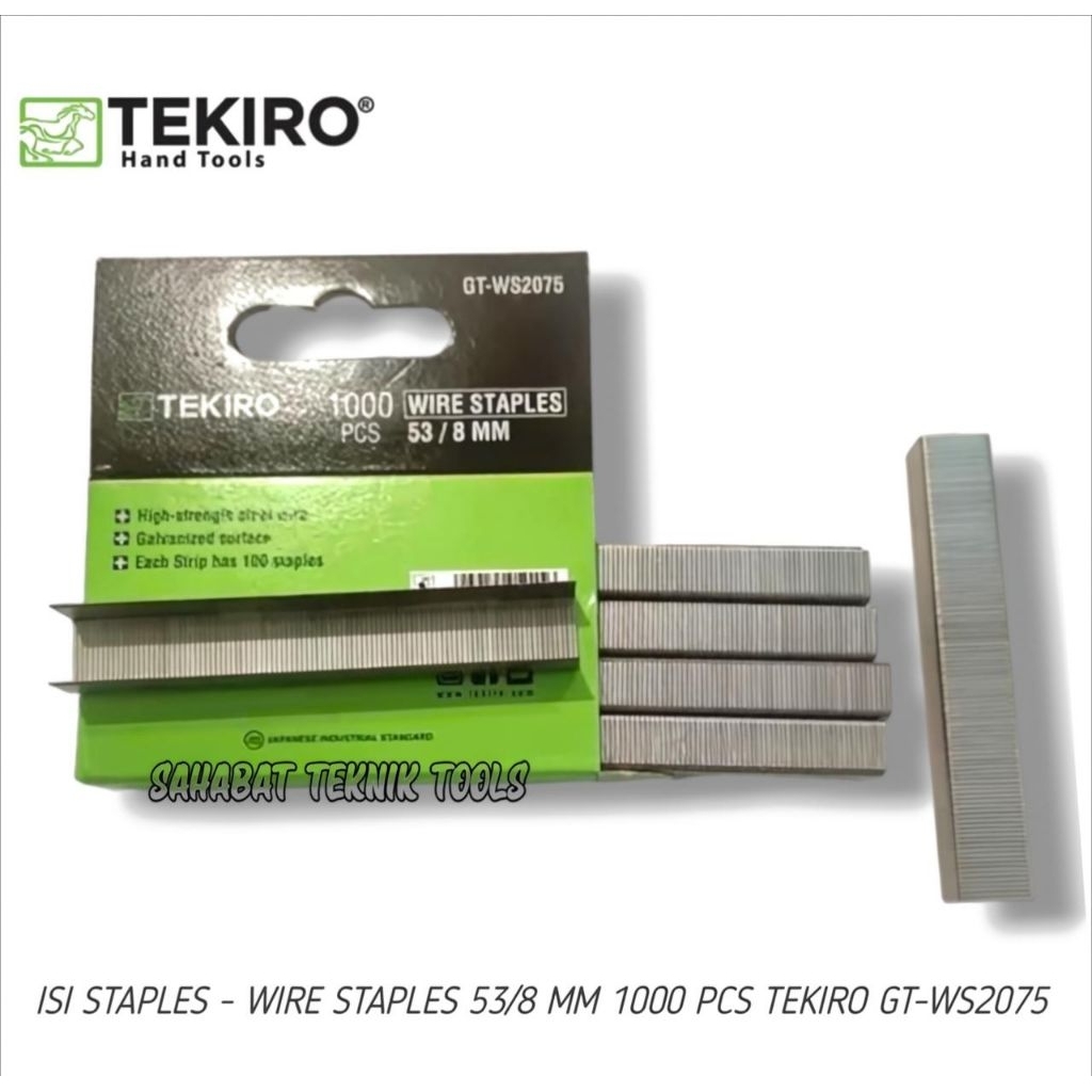 Jual Tekiro Isi Staples Tembak Ukuran 8 mm ( Isi 1000 Pcs ) / Refill ...