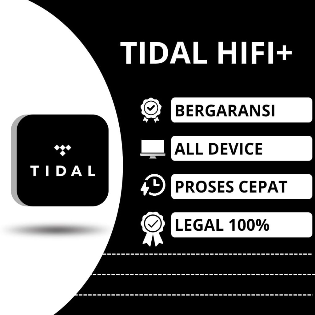 Jual Tidal HiFi Plus Premium 1Bulan Bergaransi Termurah | Shopee Indonesia