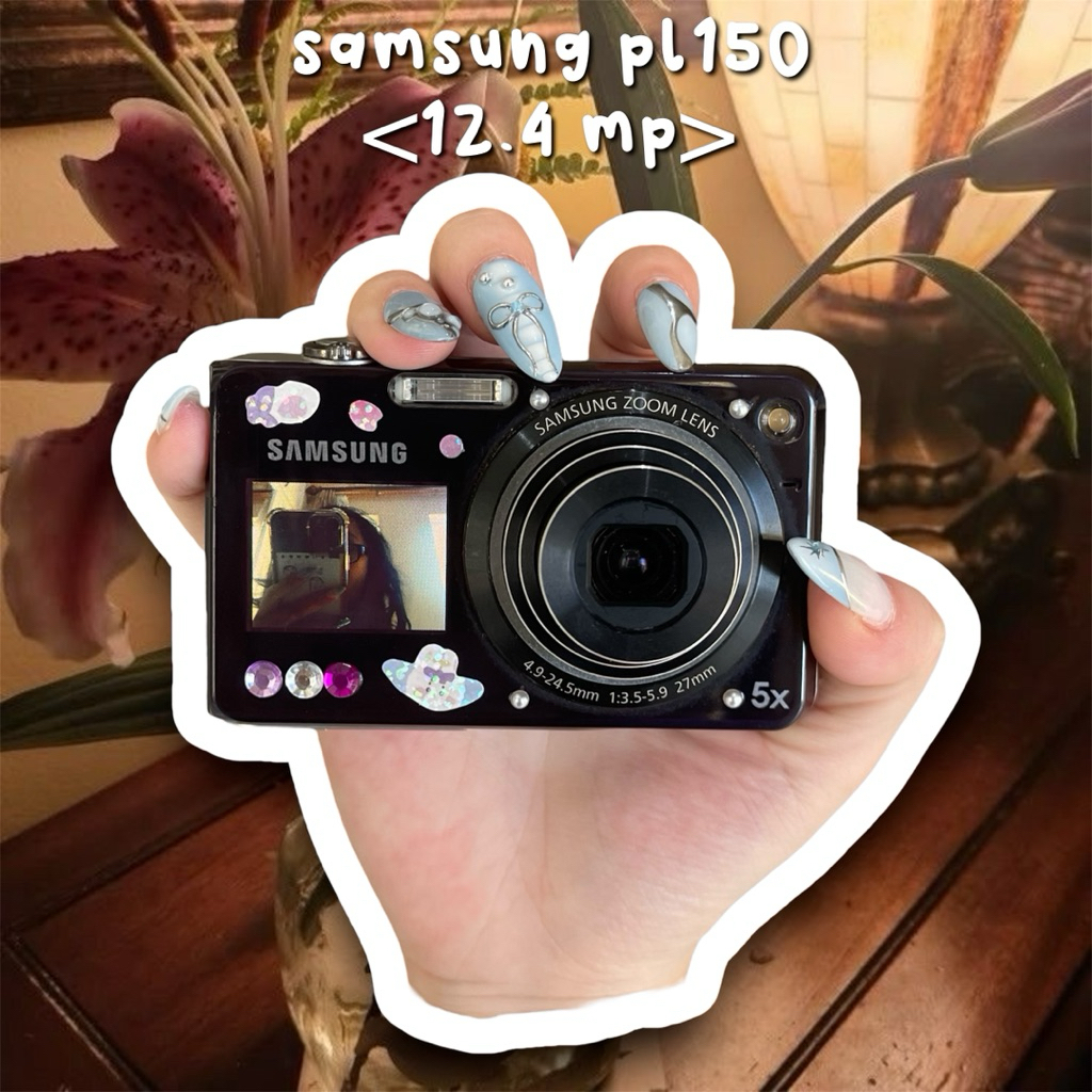 Jual samsung pl150 dual lcd digicam in black digital camera | Shopee ...