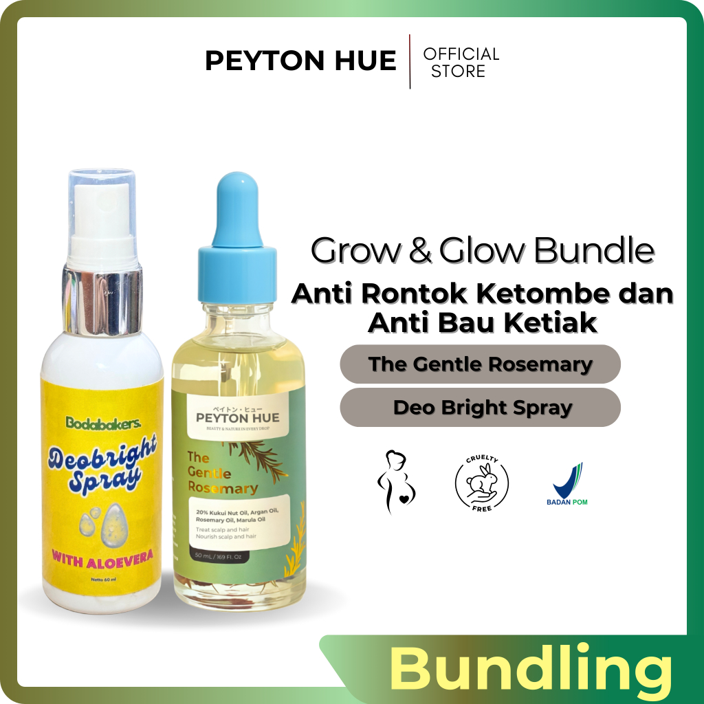 Jual PEYTON HUE - Bundle Grow & Glow - Bundle Deo Bright Spray ...
