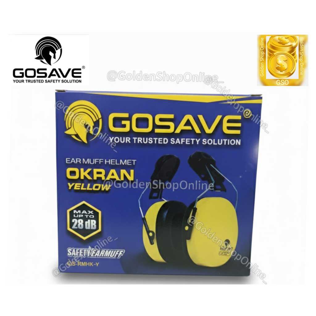 Jual Gosave Ear muff Helmet Okran Yellow - Penutup Telinga Cantel Helem ...