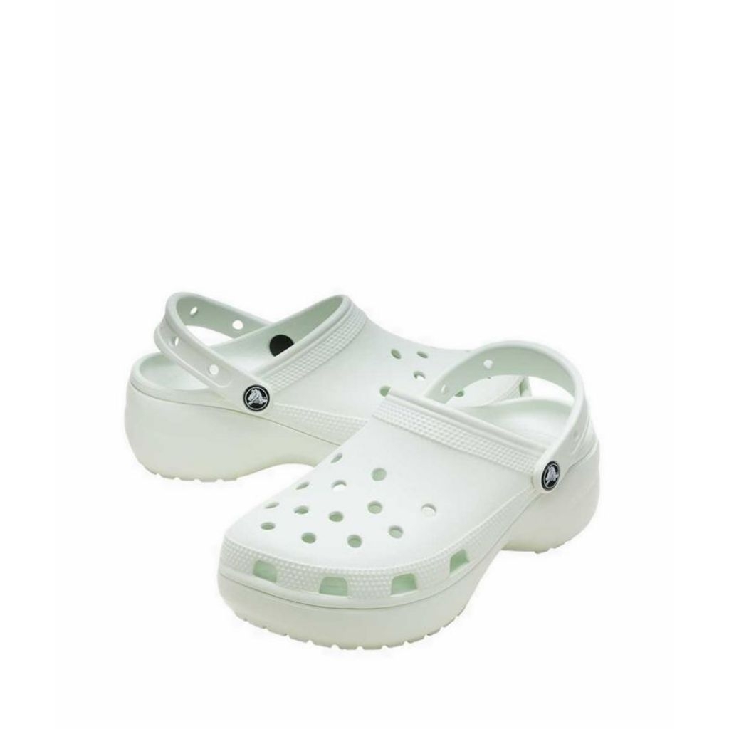 Jual CROCS Women's Classic Platform Sandal Clog Wanita Original - Mint ...